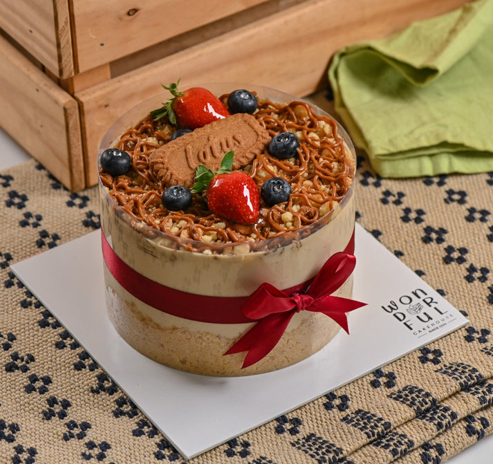 Lotus Caramel Cheese Cake – Wonderful Cake House
